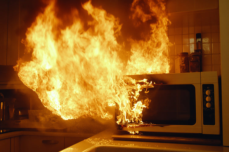 Fire in Microwave: Causes, Prevention, and Safety Tips – DoubleWave