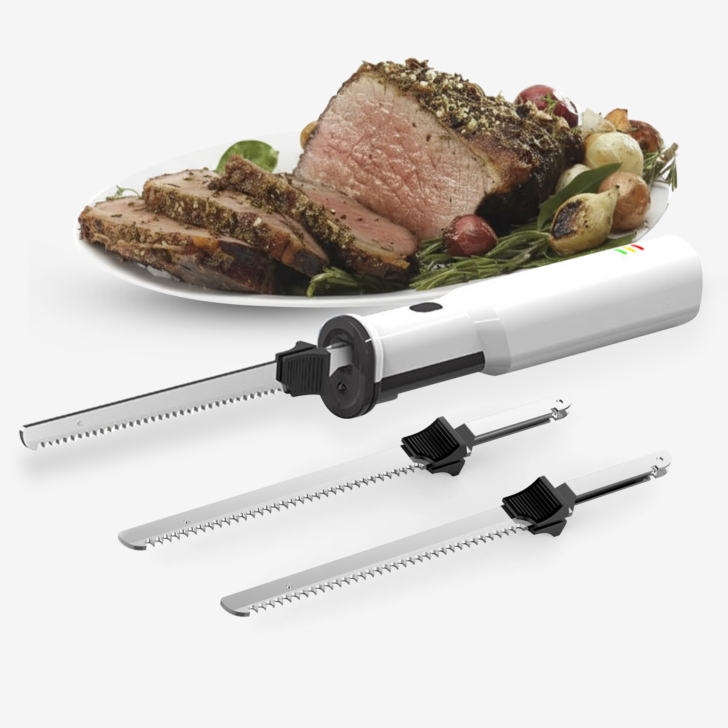 Buy High-Torque Cordless Electric Knife: Effortless Power for Slicing ...