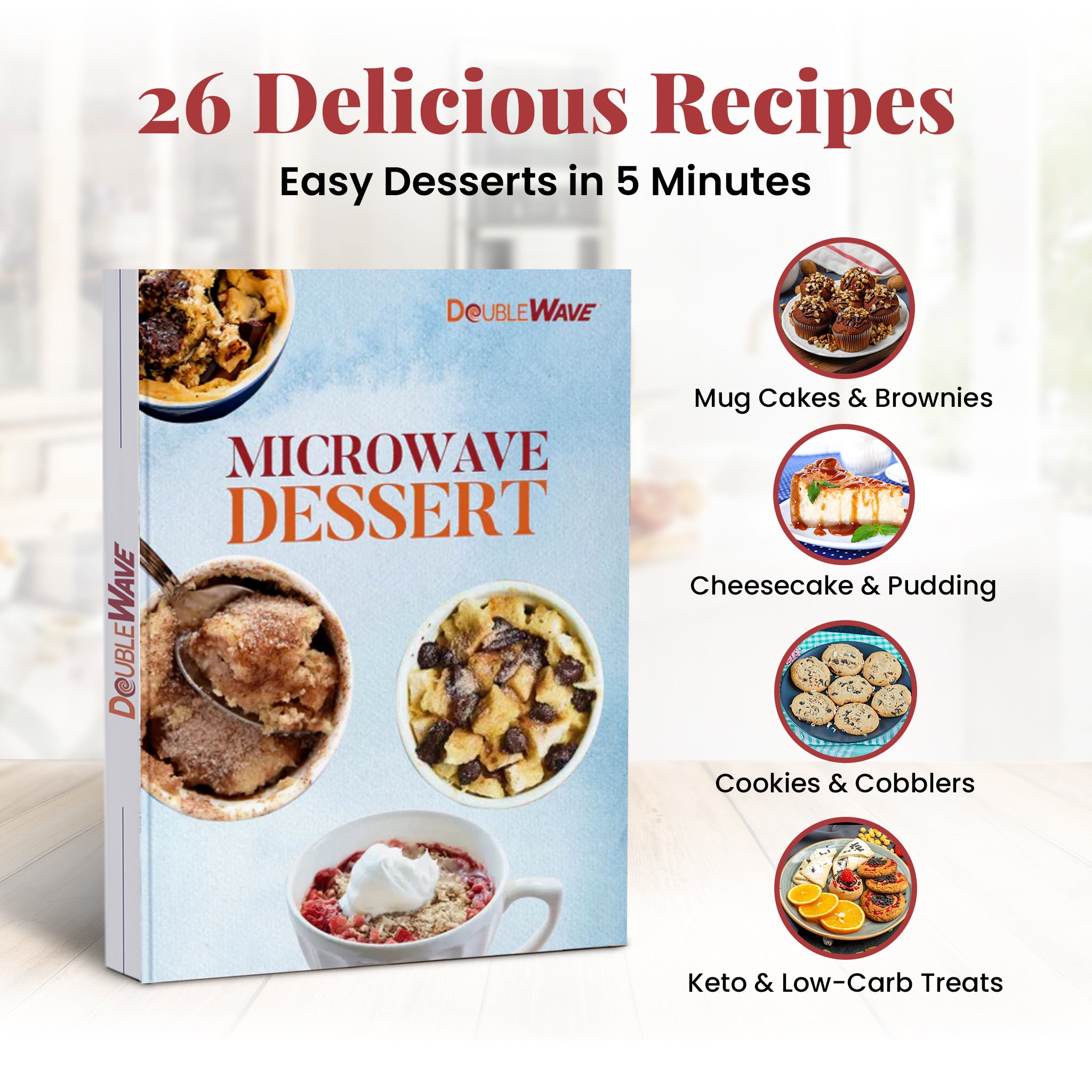 Shop Dessert Recipe Book (100% authentic Recipes) – DoubleWave