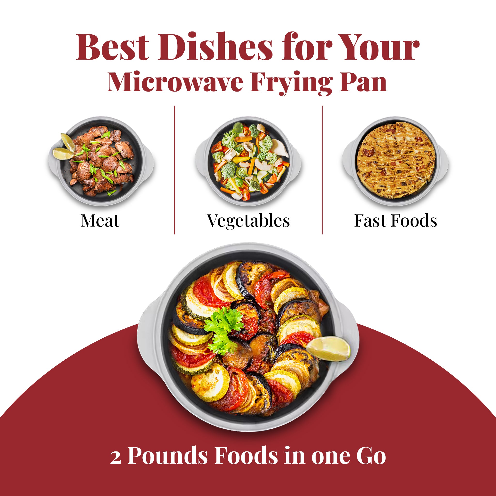 Shop Microwave Frying Pan with Lid | Grill, Crisp & Sizzle with Ease ...